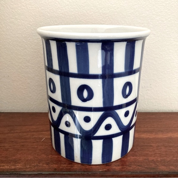 Dansk | Kitchen | Vintage Dansk Arabesque Cobalt Blue Wave Porcelain ...